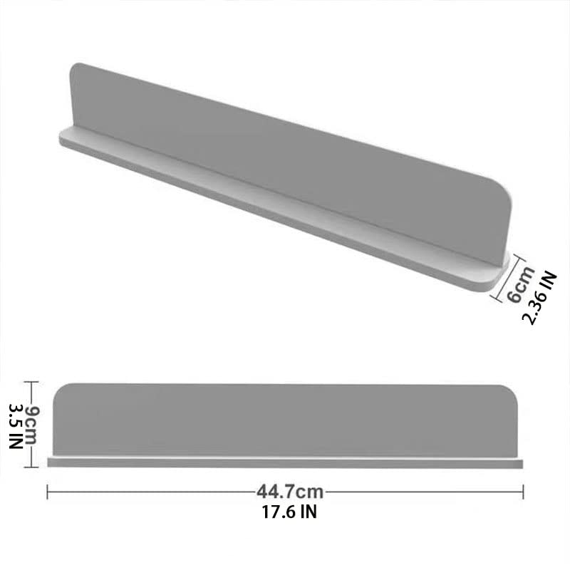 Kitchen Sink Splash Guard, Silicone Island Sink Backsplash Guard, Premium Water Splash Guard for Sink, Kitchen Sink Accessories, Grey