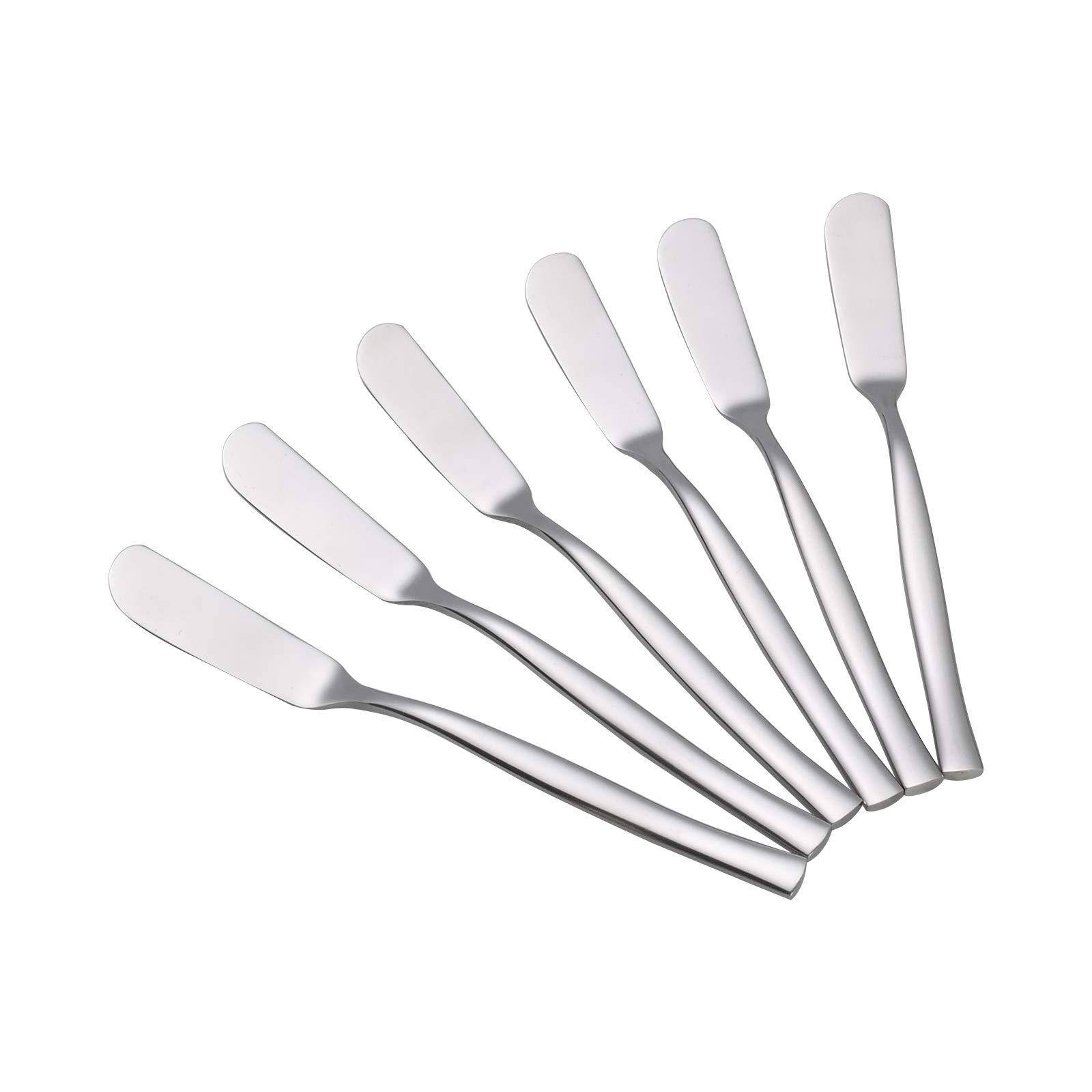 Xowine Stainless Steel Butter Knife Set of 12, Spreader Knives