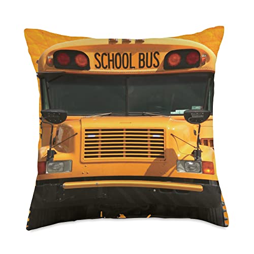 School Bus Driver Appreciation Gifts I Love Being A School Bus Driver Throw Pillow, 18x18, Multicolor
