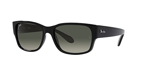 Ray-Ban RB4388 Square Sunglasses, Black/Grey Gradient, 55 mm