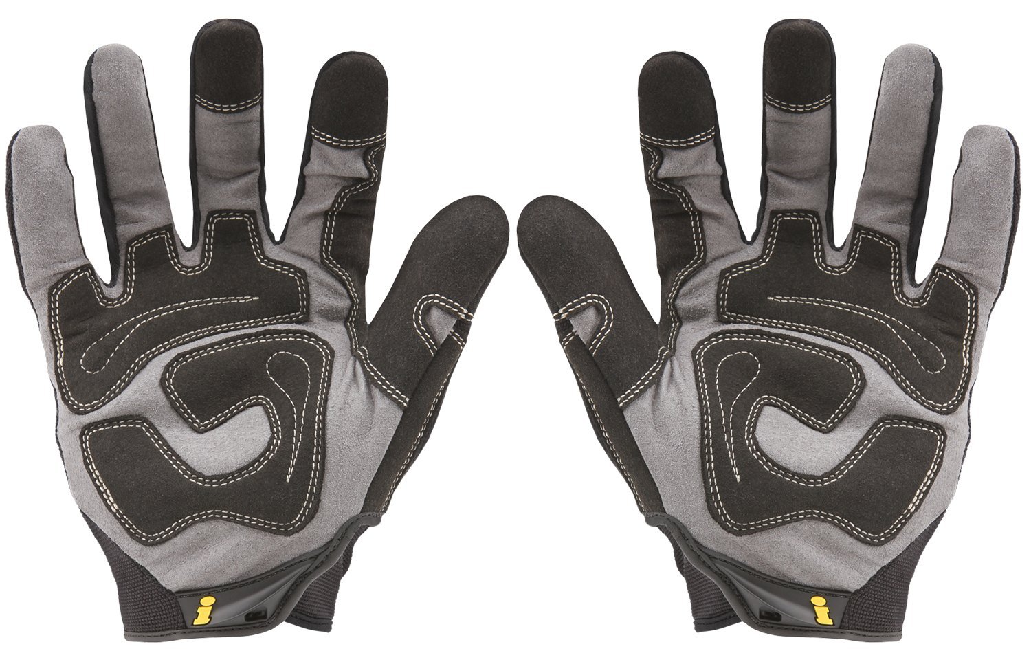 Ironclad General Utility Work Gloves GUG, All-Purpose, Performance Fit, Durable, Machine Washable, (1 Pair), Large - GUG-04-L , Black