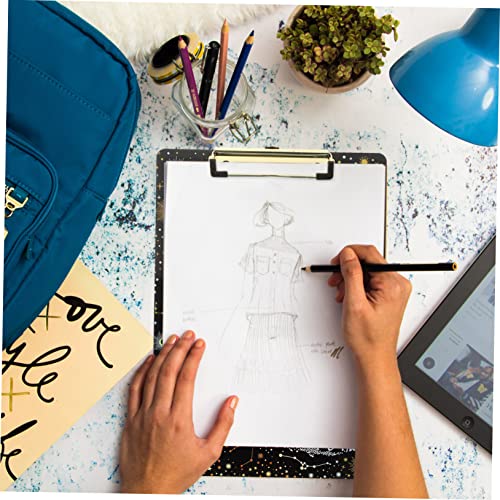 STOBOK 3pcs Clipboards Exam Convenient File Case Document Clipboard Size Portable Conference Teacher Plastic Holder Writing A Board for with Nurses Fashion Low Folder Paper Letter Office