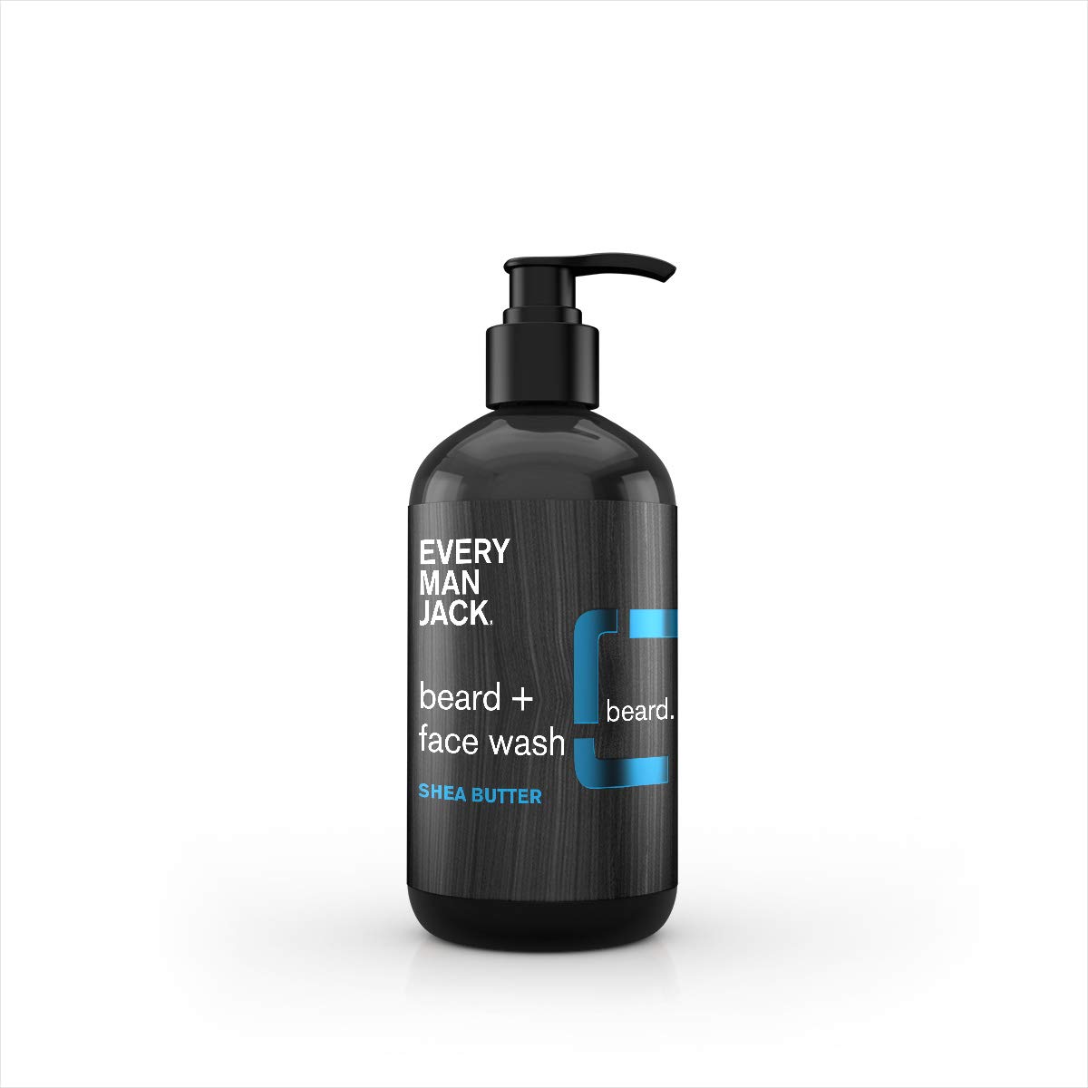 Every Man Jack Mens Shea Butter Beard Kit - Perfect for Every Guy - Includes Four Full-Sized Grooming Essentials - Beard + Face Wash, Beard Oil, Beard Balm + Beard Comb