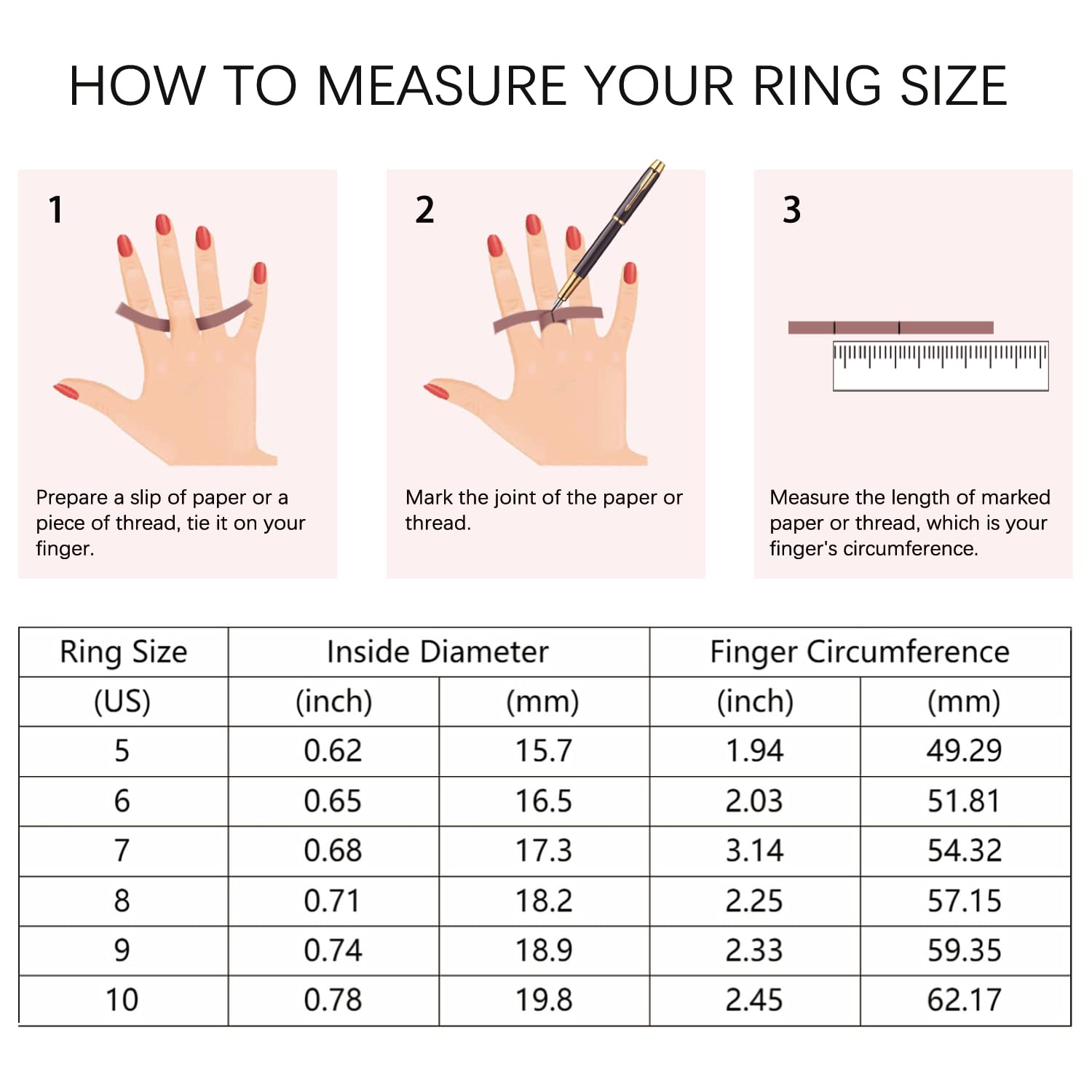GLOQUAT Dainty Rings 925 Silver Plated Ring Classic Cubic Zirconia Stackable Rings Wedding Band with Clear CZ Statement Eternity Rings Diamond Fake Engagement Rings for Womens Ring Size 9
