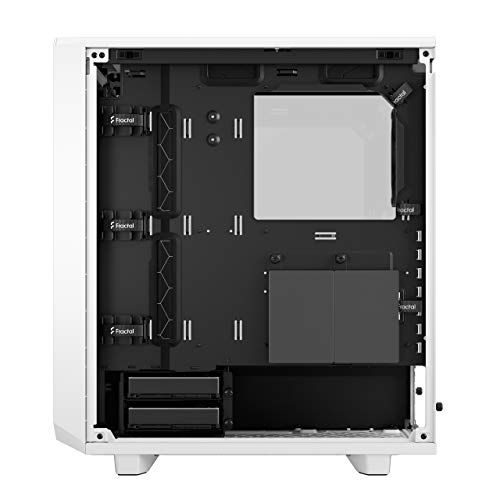 Fractal Design Meshify 2 Compact White ATX Flexible High-Airflow Tempered Glass Window Mid Tower Computer Case