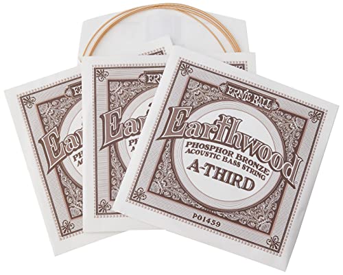 Ernie Ball Earthwood Slinky Phosphor Bronze Acoustic Bass Guitar Strings, 45-95 Gauge (P02070)