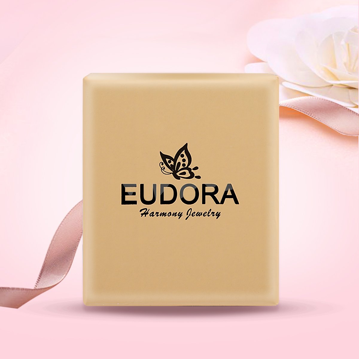 EUDORA Harmony Bola Snowflake Blue Winter Snow Baby Tone Musical Chime Ball Pendant Pregnancy Necklace
