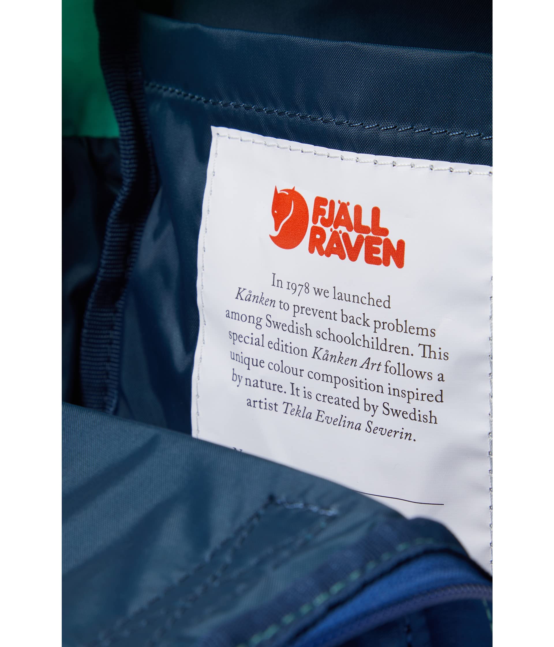 Fjällräven Kanken Art Sling Coast Line/Sky One Size