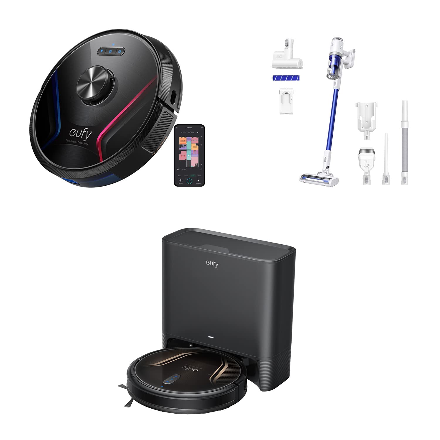 eufy [BoostIQ] RoboVac 11+ (2nd Gen: Upgraded Bumper and Suction Inlet) High Suction, Self-Charging Robotic Vacuum Cleaner, Filter for Pet Fur, Cleans Hard Floors to Medium-Pile Carpets