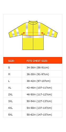 Ergodyne unisex adult High Visibility ,Reflective Quilted Insulation, Class 3, Type Hi Vis Winter Bomber Jacket, Orange, Large US