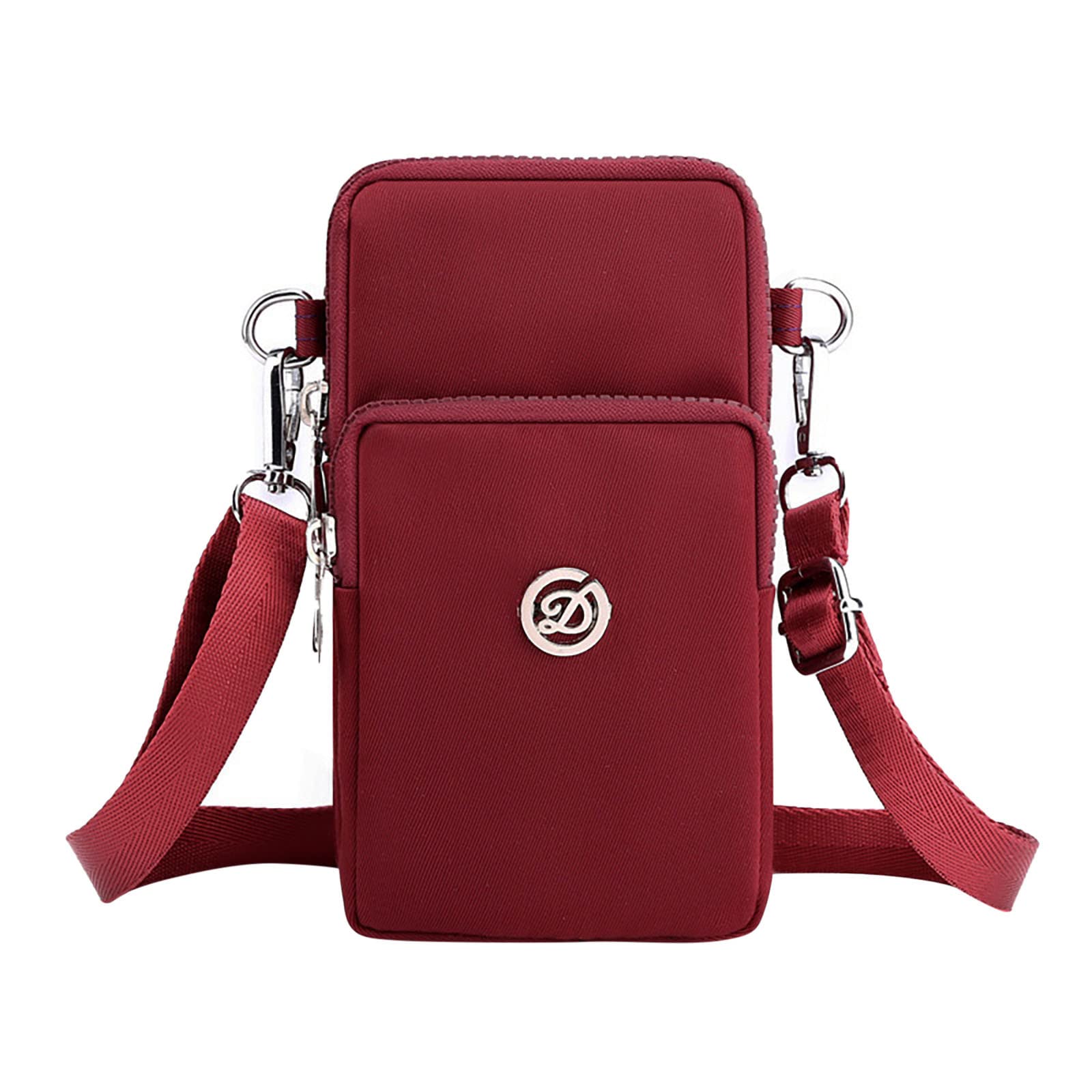 Leather Real Crossbody Small Messenger Mini Wallet Card CellPhone For Women Handbag With Credit Shoulder (C, One Size)
