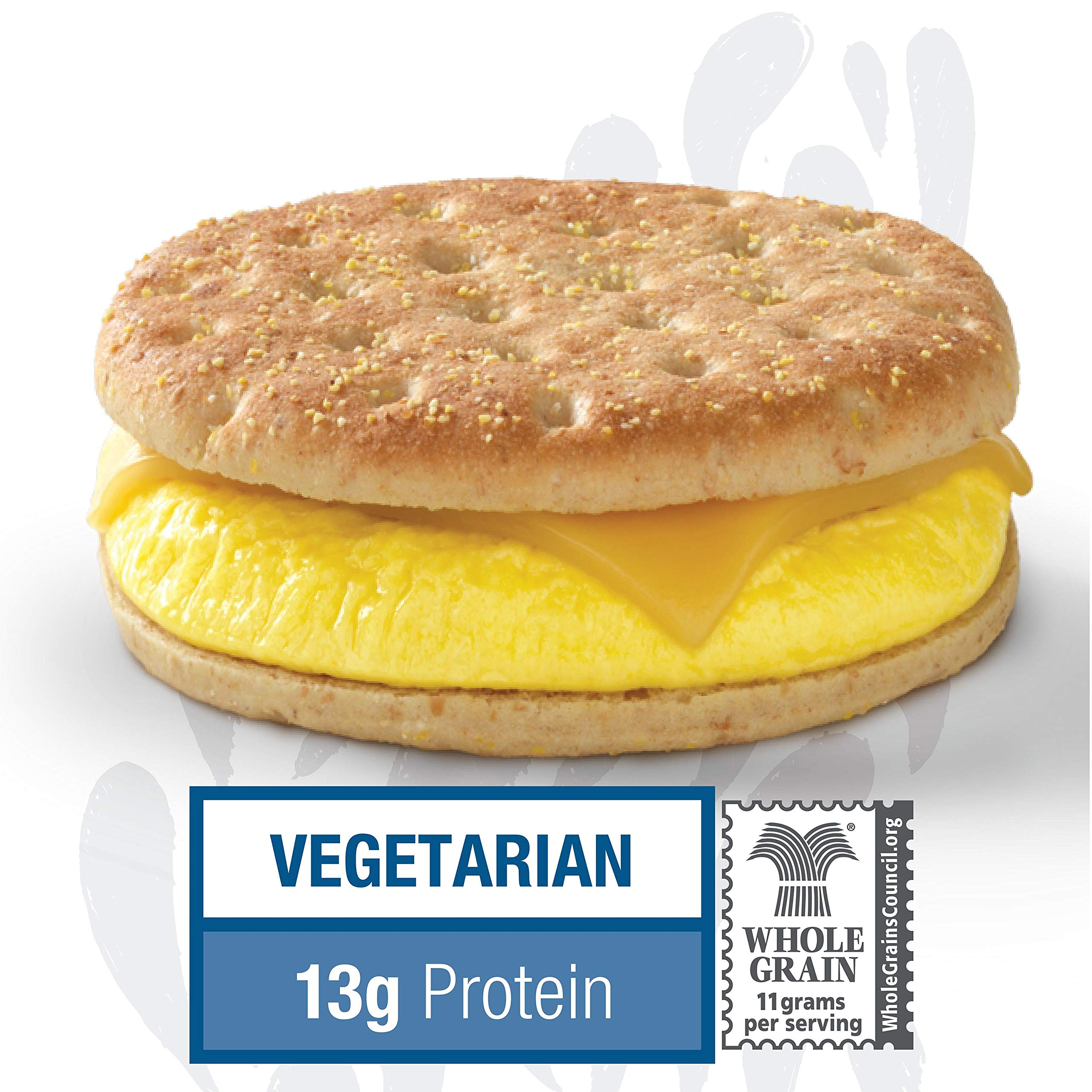 Evol Egg and Smoked Gouda Breakfast Sandwich, 13 Grams of Protein Per Serving, 3.4 oz (frozen)