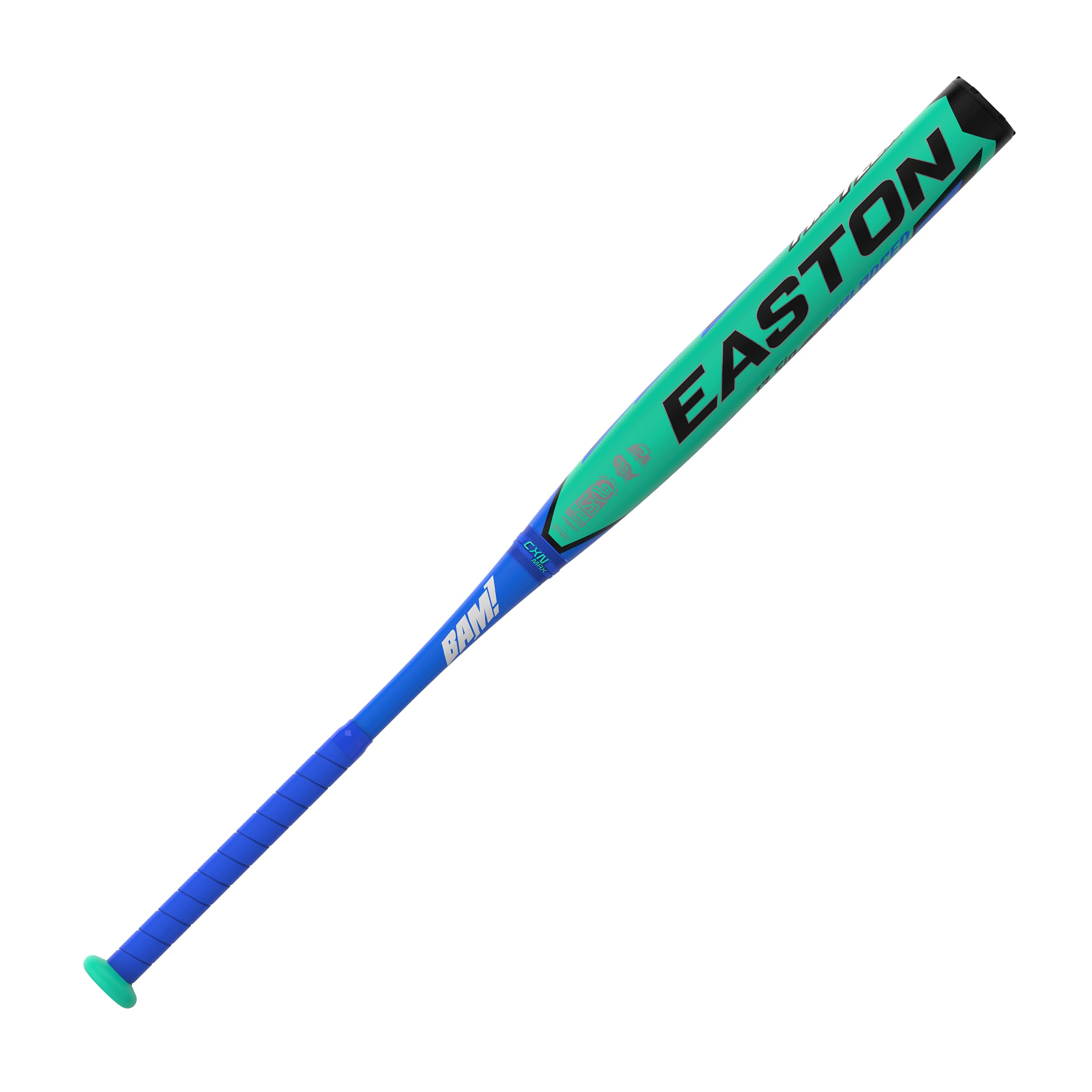 Easton BAM Slowpitch Softball Bat, Balanced, 13.5 in Barrel, USSSA, ISA & NSA, 34in x 26oz