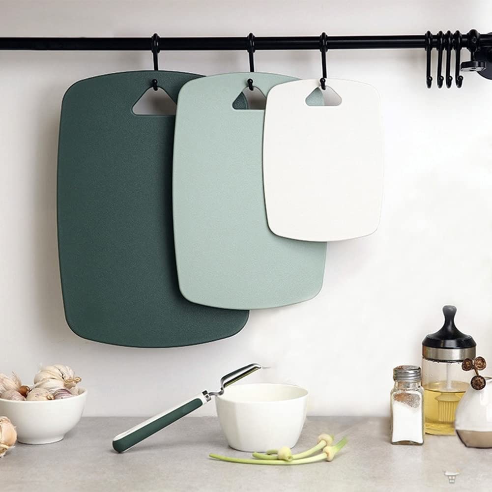 Kitchen Cutting Board Set of 3, BPA Free, Cutting board Set,Reversible Use, Cutting Boards for Kitchen Dishwasher Safe, Meat Cutting Board, Veggies, Green
