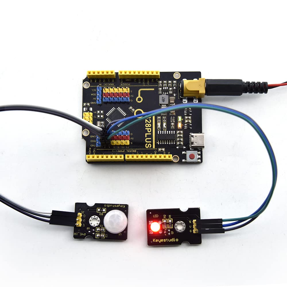 KEYESTUDIO 328 Plus Development Board Compatible with USB Cable for Arduino R3