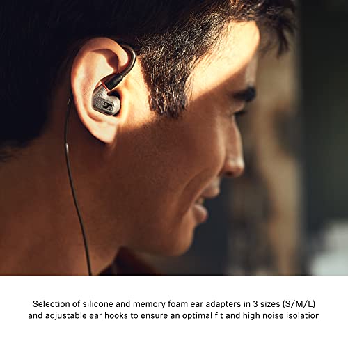 Sennheiser IE 600 in-Ear Audiophile Headphones - TrueResponse Transducers for exquisitely Neutral Sound, Detachable Cable with Flexible Ear Hooks, Includes Balanced Cable, 2-Year Warranty