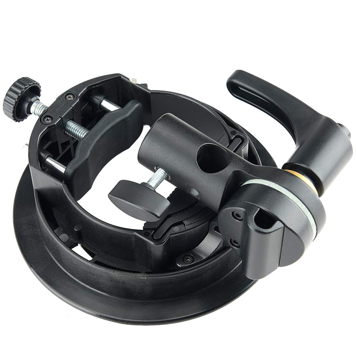 Godox S2 Speedlite S-Type Bracket Bowens Mount, for Godox V1 AD200Pro AD400Pro AD200 V860II TT685 TT600 TT350, Precise Tilt Control, Large Handle, Integrated Umbrella Mount