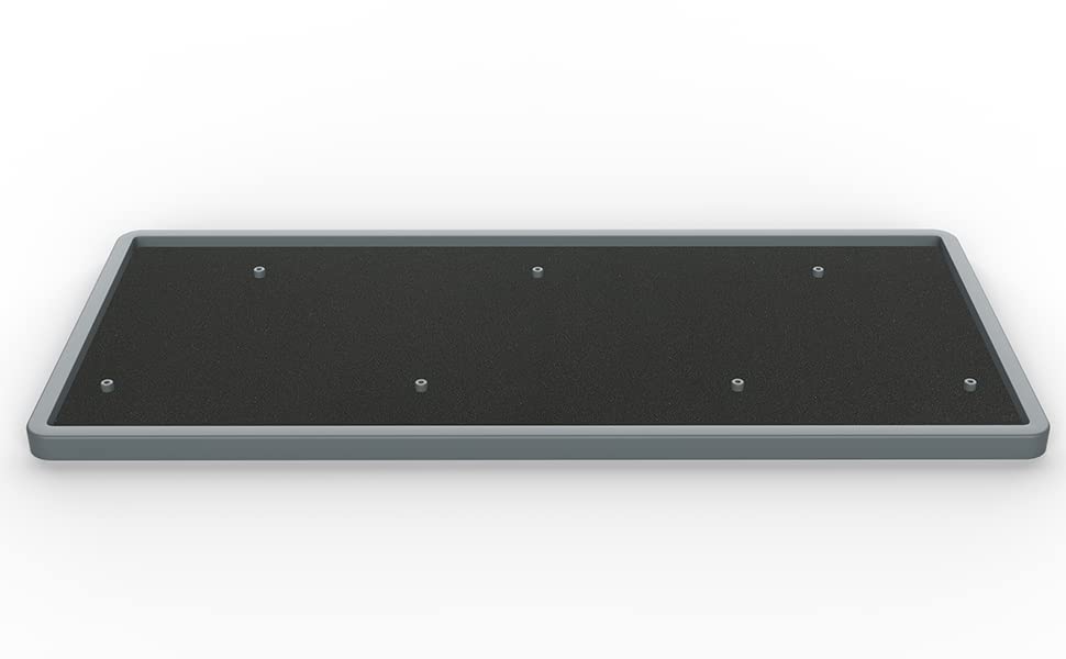 HONKID Keyboard Foam, Sound Dampening Foam for Mechanical Keyboard Bottom, Made of LE-20 Poron, Black (H 2mm)