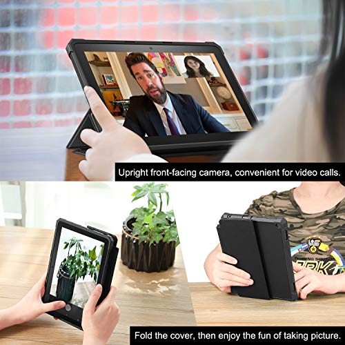 Fintie Case for All-New Fire HD 8 and Fire HD 8 Plus Tablet (10th Generation, 2020 Release) - [Flex Stand] Slim Folding Protective Cover with Soft TPU Back Shell, Auto Sleep/Wake, Starry Sky