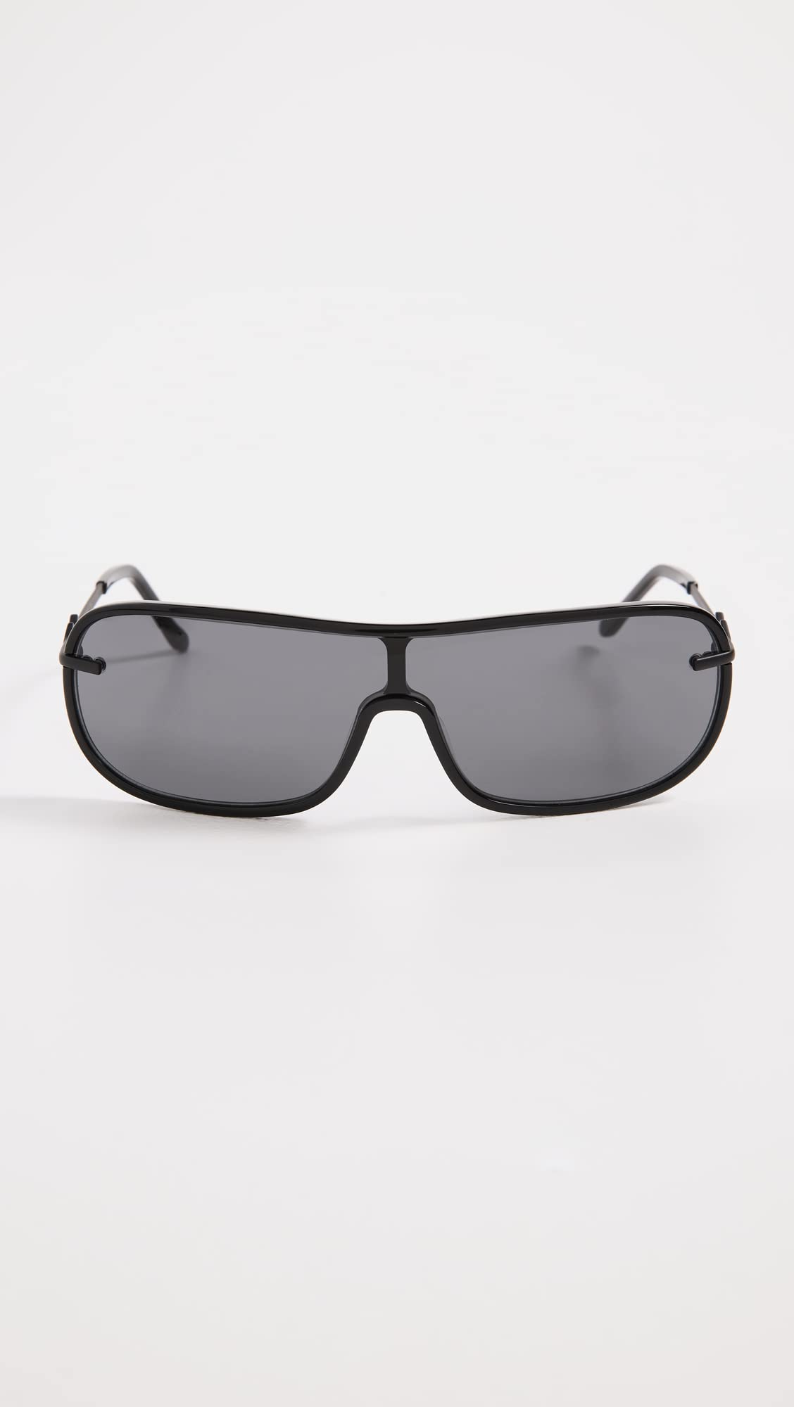 Karen Wazen Women's Jordan Sunglasses, Gloss Black/Black, One Size