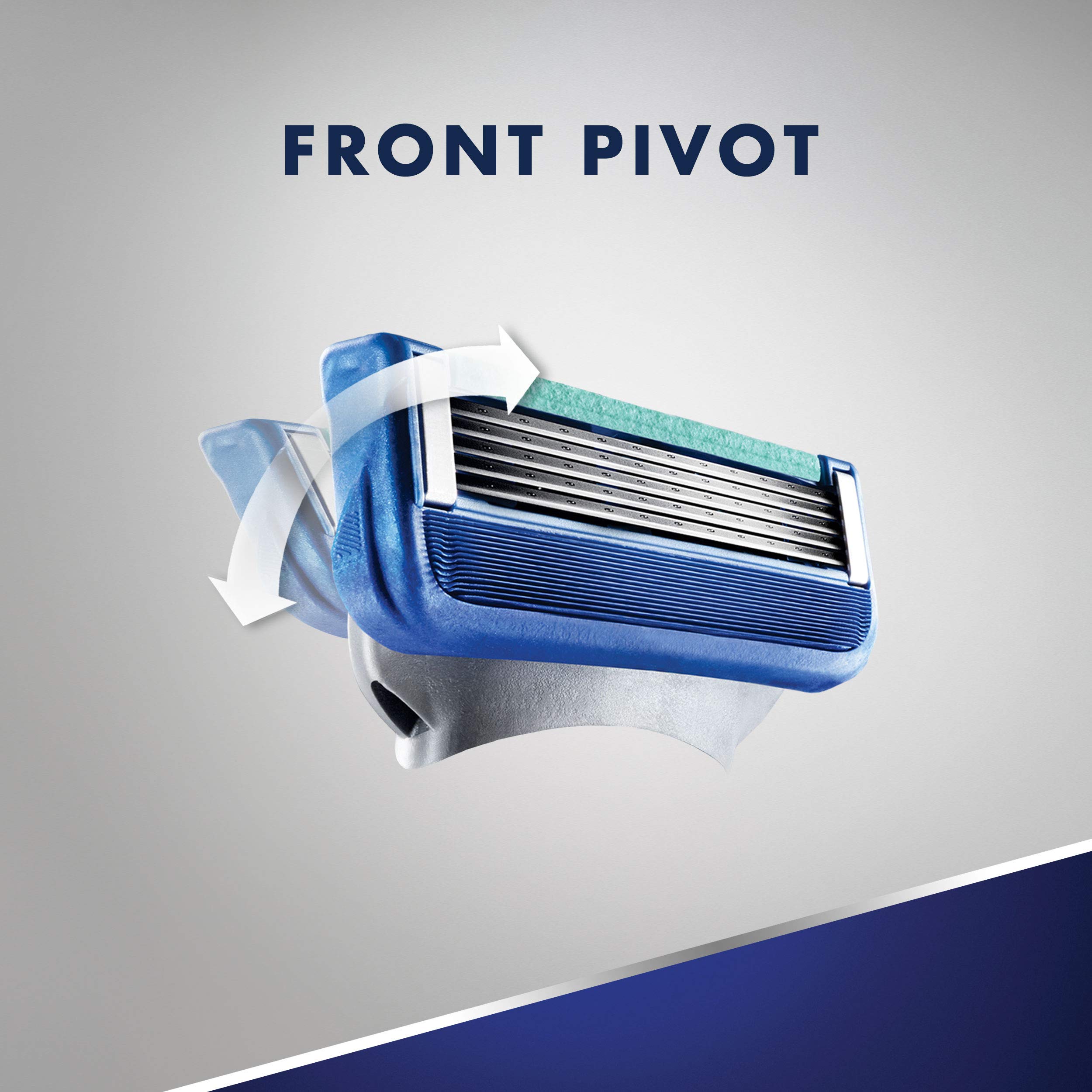 Gillette G5 Men's Razor Handle + 12 Blade Refills - Up to a year’s worth of shaves