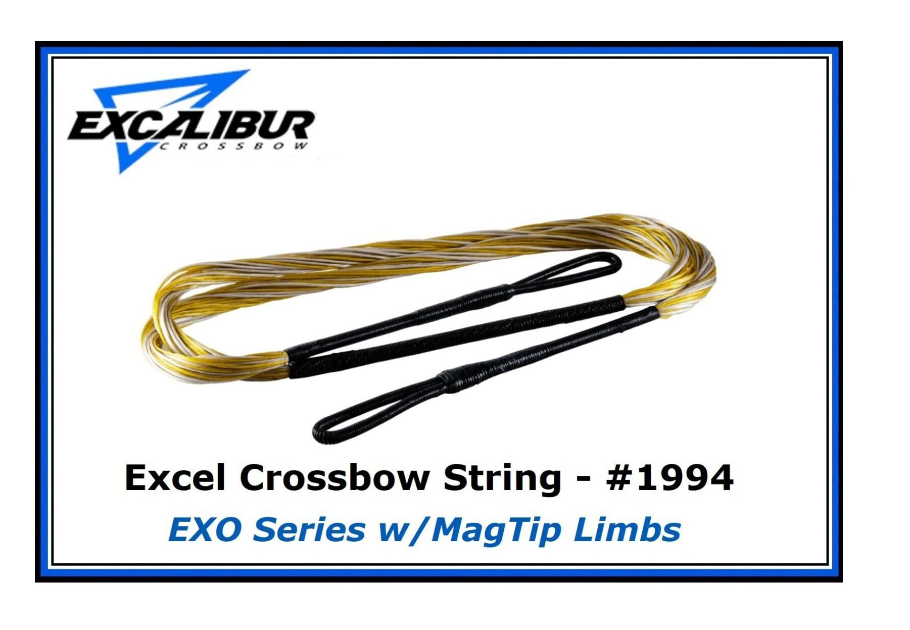 Excalibur Excel 36" Replacement Crossbow String Designed for EXO-Traditional Crossbows with Mag Tips (1994)