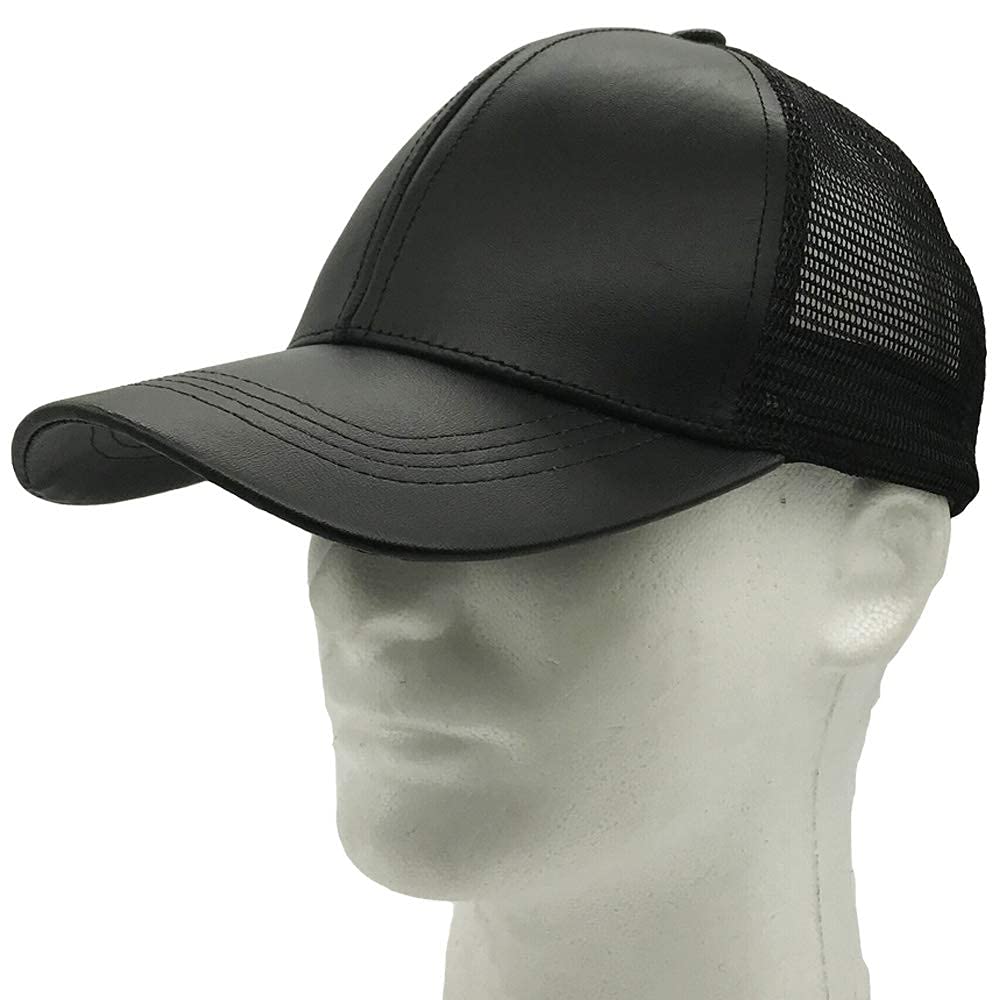 Emstate Trucker Hats Made in USA (Black High Profile)