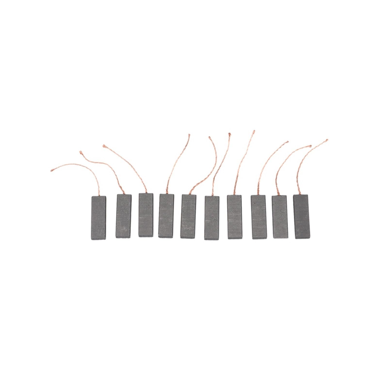 FLAVAS 10Pcs Carbon Brushes Motor Carbon Brushes for Drum Type Washing Machine Parts 5X13.5X40mm
