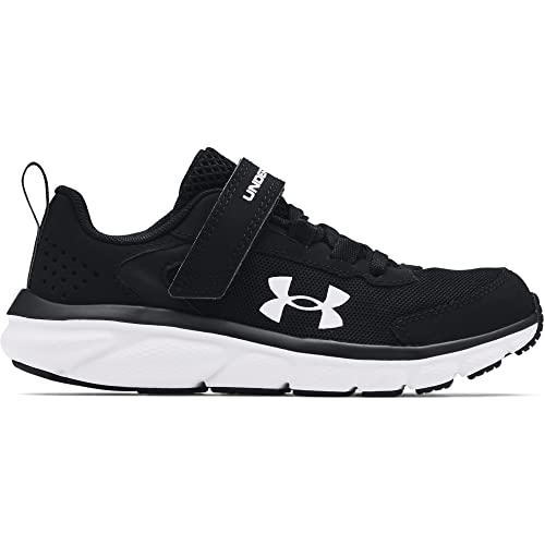 Under Armour Boys' Little Kid Pre School Assert 9 Alternate Closure , Black (001)/White , 13