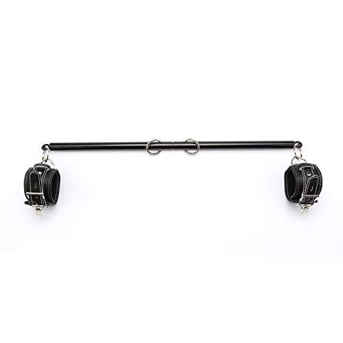 exreizst Expandable and Adjustable Spreader Bar Sports System Set, Black (Black)