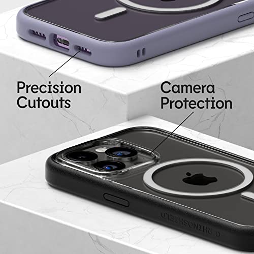 RhinoShield Modular Case Compatible with MagSafe for [iPhone 14 Plus] | Mod NX - Superior Magnetic Pull Force, Customizable Heavy Duty Protective Cover 3.5M / 15ft Drop Protection - Navy Blue