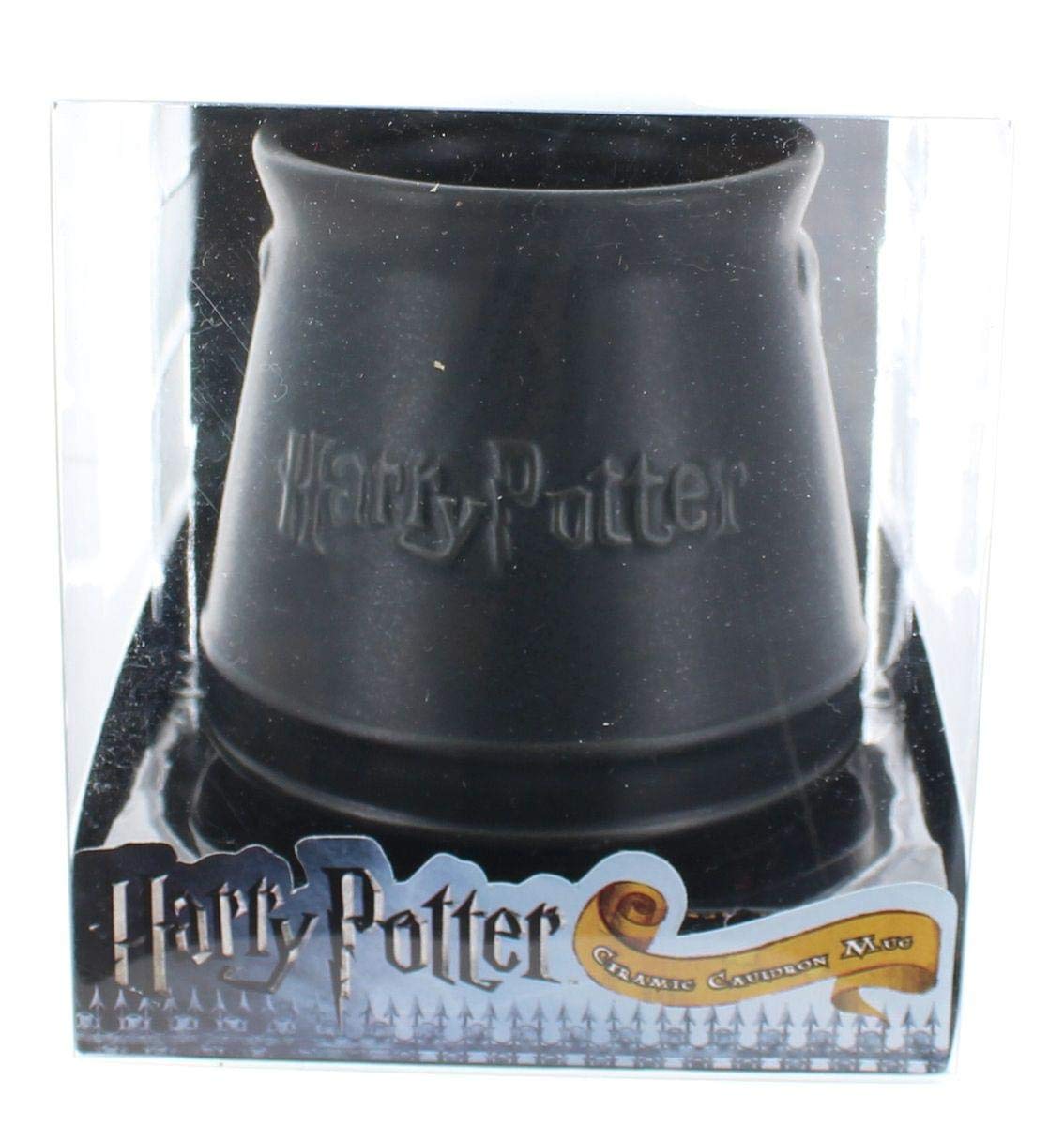 HARRY POTTER Ceramic Cauldron Mug Black, Standard,12 ounce