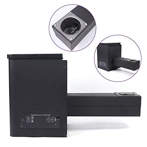 Knob Type/Button Type Digital Temperature Controller Electric Wood Pellet Smoker Grill Part Suitable for Grill, Smoke, Bake, Roast, Braise, and BBQ (Does not Include Meat Needles) US (Button Type)
