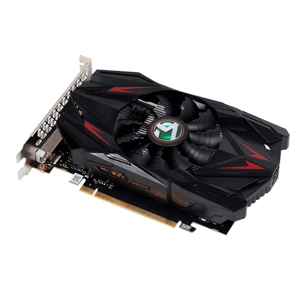 maxsun Graphics Cards Nvidia GEFORCE GTX 1630 4GB GDDR6 Computer Video Gaming Graphics Card GPU for Gaming PC, DisplayPort, HDMI, DVI-D, Single Fan Mini ITX Design