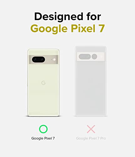 Ringke Fusion [Anti-Fingerprint Technology] Compatible with Google Pixel 7 Case 5G, Protective Sturdy Back Shockproof TPU Bumper Translucent Smudge Proof Cover for Women, Men - Matte Clear