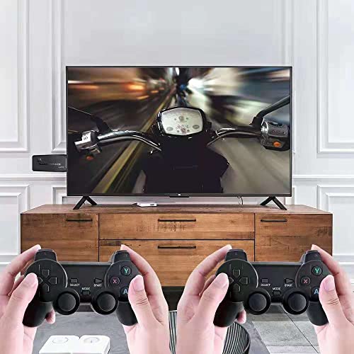 LFT cross-border m8 game console Y3 Ubao 2.4G wireless PS1 video game console HDMI HD 4K20000 games (黑色128G大封装)