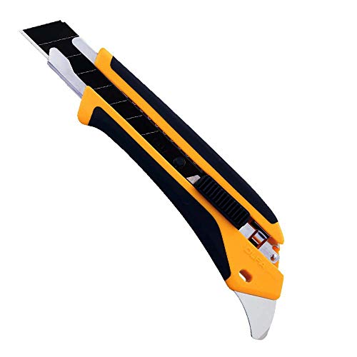 OLFA 1072198 LA-X 18mm Fiberglass Rubber Grip Heavy-Duty Utility Knife(New Version)