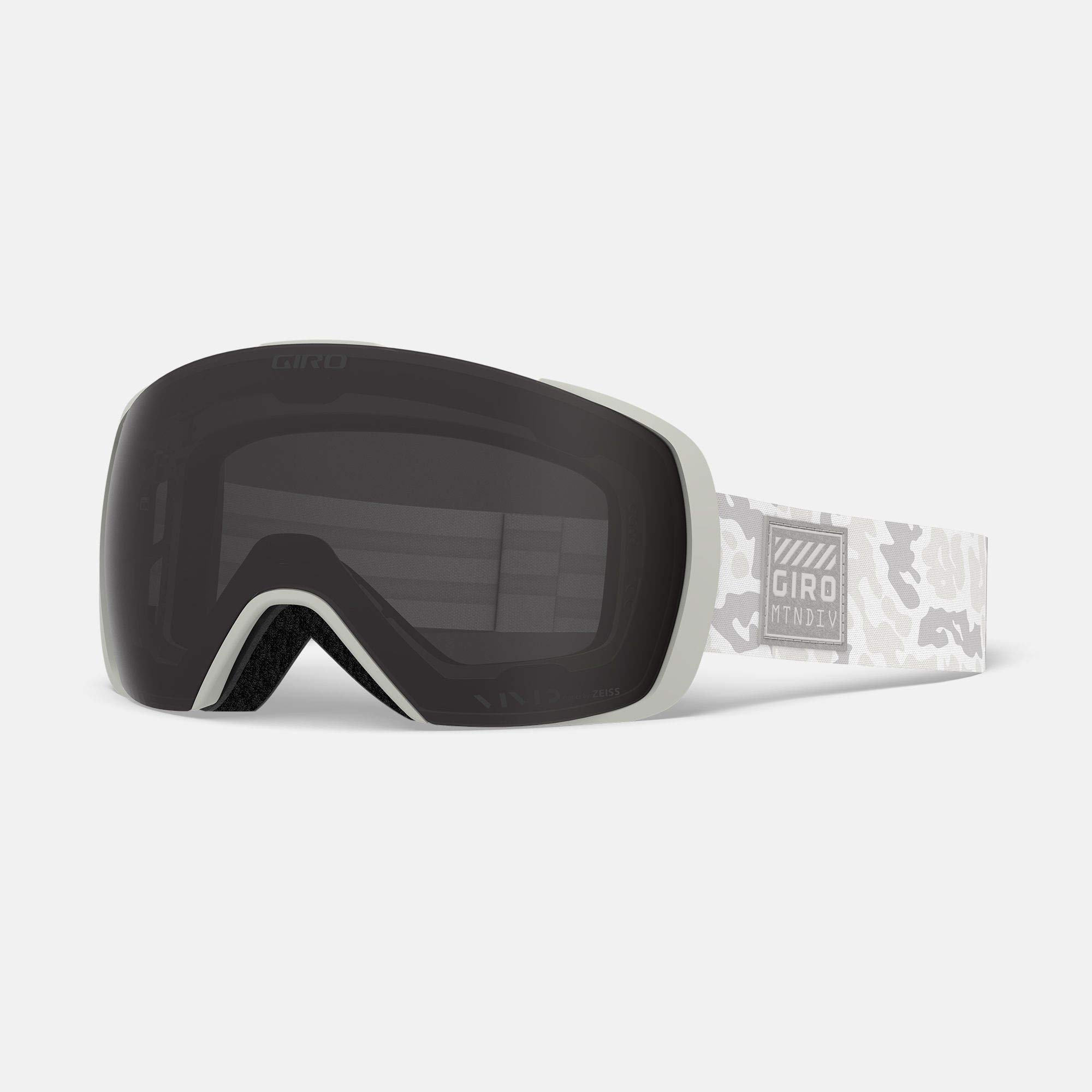 Giro Contact Ski Goggles - Snowboard Goggles for Men & Women - Whiteout Strap with Vivid Smoke/Vivid Infrared Lenses
