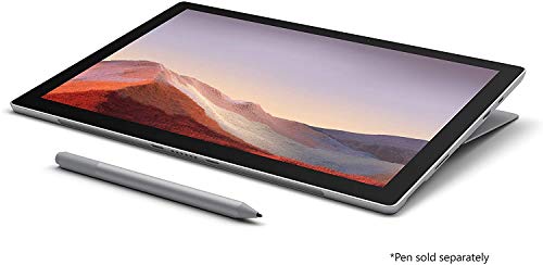 Microsoft Surface Pro 7 Quad-Core i5-1035G4 256GB 8GB RAM Wi-Fi Windows 10 Pro (Platinum, Newest Version)