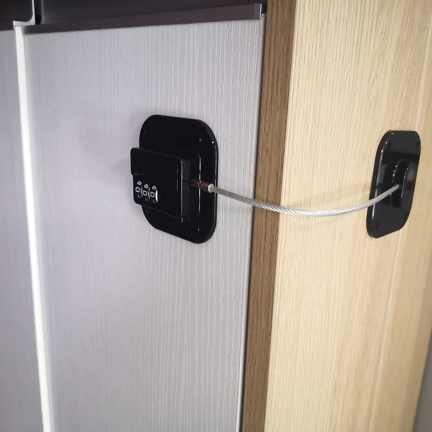 YEYA Fridge Lock No Drill Child Safety Proof Cabinet Latches