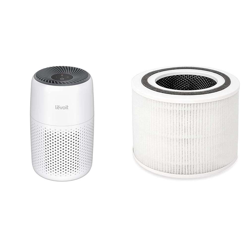 LEVOIT Air Purifiers for Bedroom Home & Core P350 Air Purifier Replacement Filter, 3-in-1 Pet Allergies, New Fine Non-Woven Fabric Pre, Odor Eliminator with ARC Formula, Core P350-RF, 1 Pack