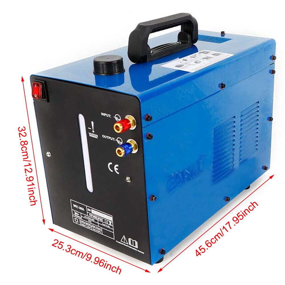 Lidhujnk Water Chiller Industrial Chiller, 10L TIG Welding Water Chiller Cooler Miller Welder Torch Water Cooling Machine for Engraving Machine Cooling Machine