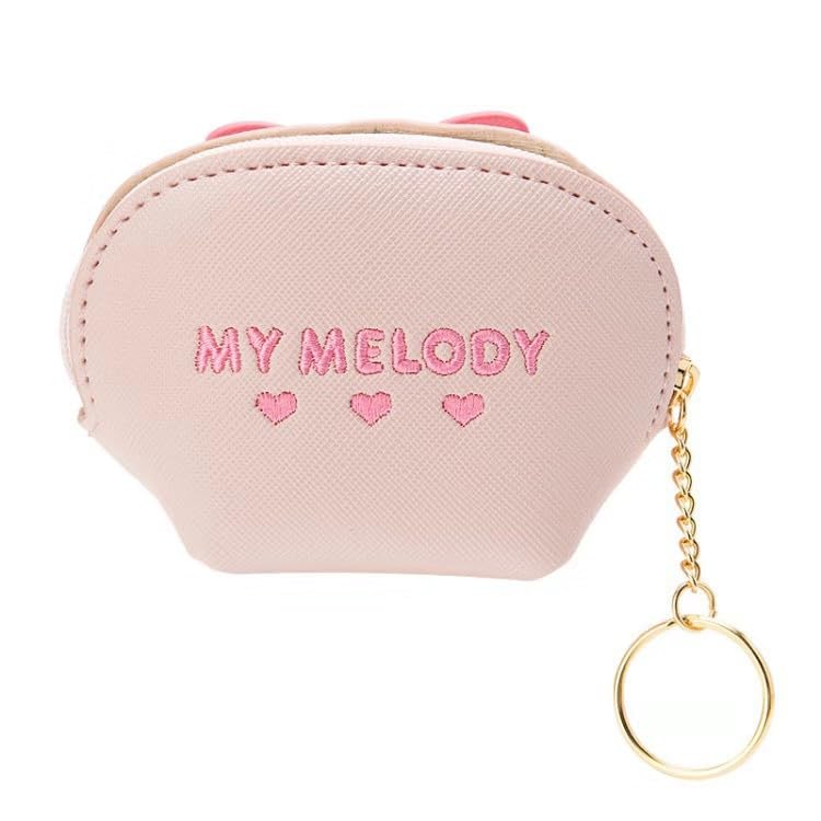 Kawaii Coin Purse Keychain,Cute Wallets for Teen Girls,Cartoon Wallet for Backpack Decoration (Melo)