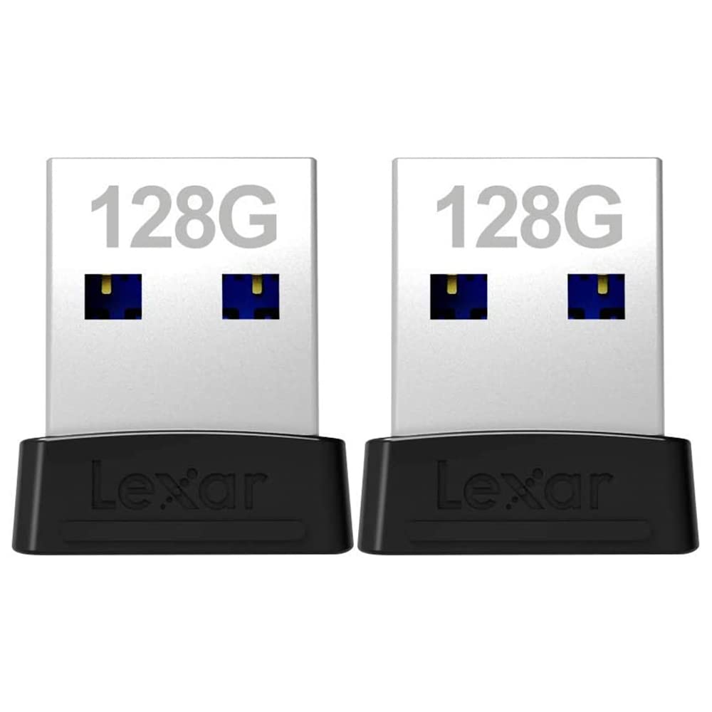 Lexar LJDS47-128ABBKNA JumpDrive S47 USB 3.1 128GB Flash Drive 2 Pack