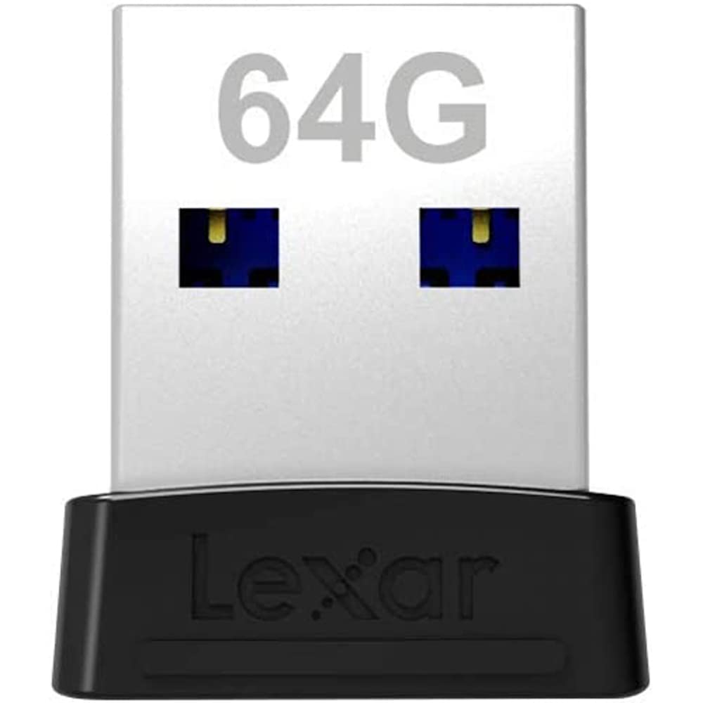 Lexar LJDS47-64GABBKNA JumpDrive S47 USB 3.1 Flash Drive 64GB 3 Pack