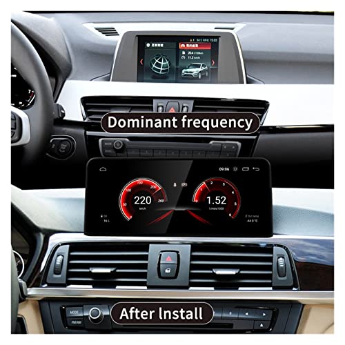 KIFRAL Car Multimedia Player, Qualcomm 8Core APPL-e Ca-rplay Compatible with Bm-w 18 19 20 EVO ID6 X1 F48 Multimedia Screen Navigation Intelligent System Car Video Player (Color : 10.25inch 8G 128G)