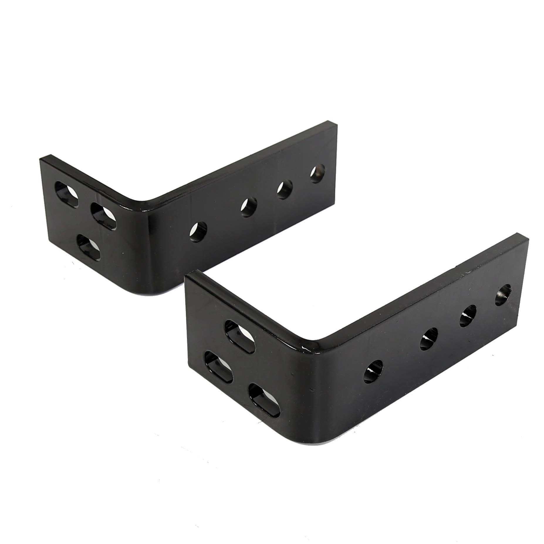 ECOTRIC Fifth 5th Wheel Trailer Hitch Mount Rails and Brackets W/Installation Kits for Full-Size Trucks