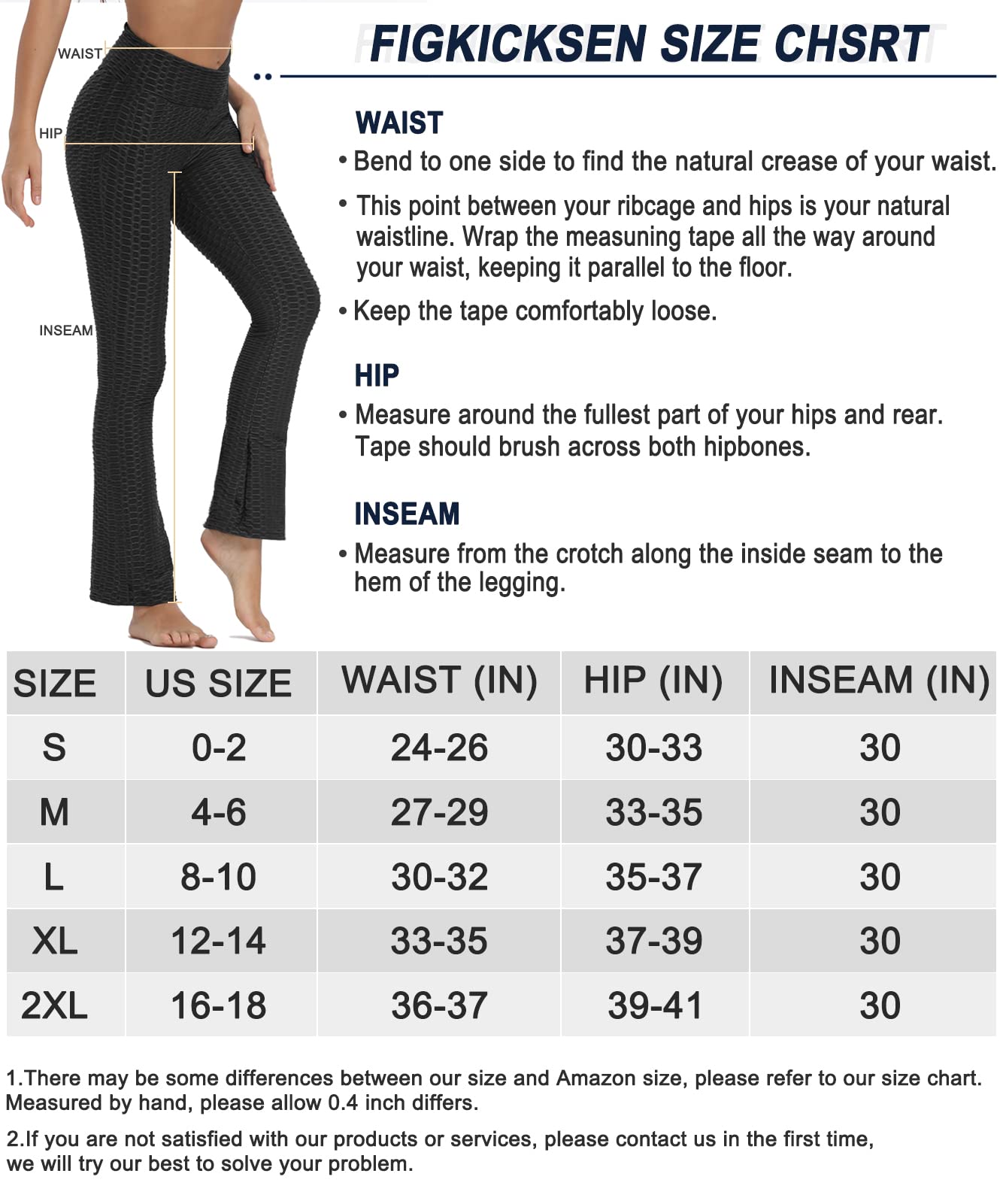 FIGKICKSEN High Waisted Flare Pants for Women Crossover Honeycomb Bootcut Yoga Pants Bootleg Wide Leg Leggings Black