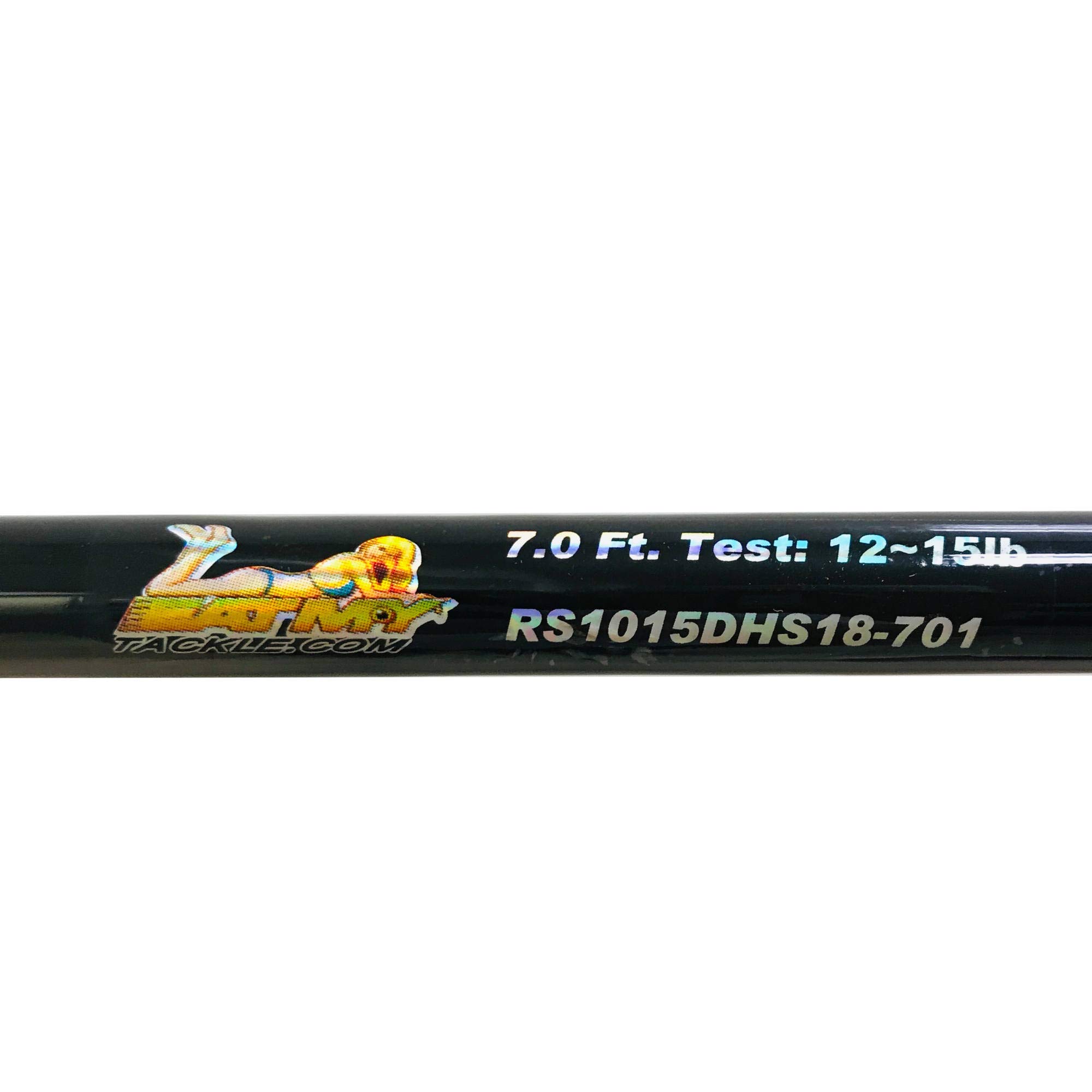 EatMyTackle Blue Marlin Spinning Rod | Saltwater Fishing Rod (12-15lb. Slow Action, 7ft)