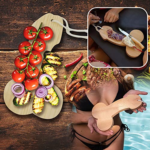 Kitchenware Utensils Set Interesting Wood Cutting Board Fun Farmhouse Gift Large Multipurpose Sustainable Spoof Wood For Cutting Meat And Vegetables Cheese Egg Cooker Pan